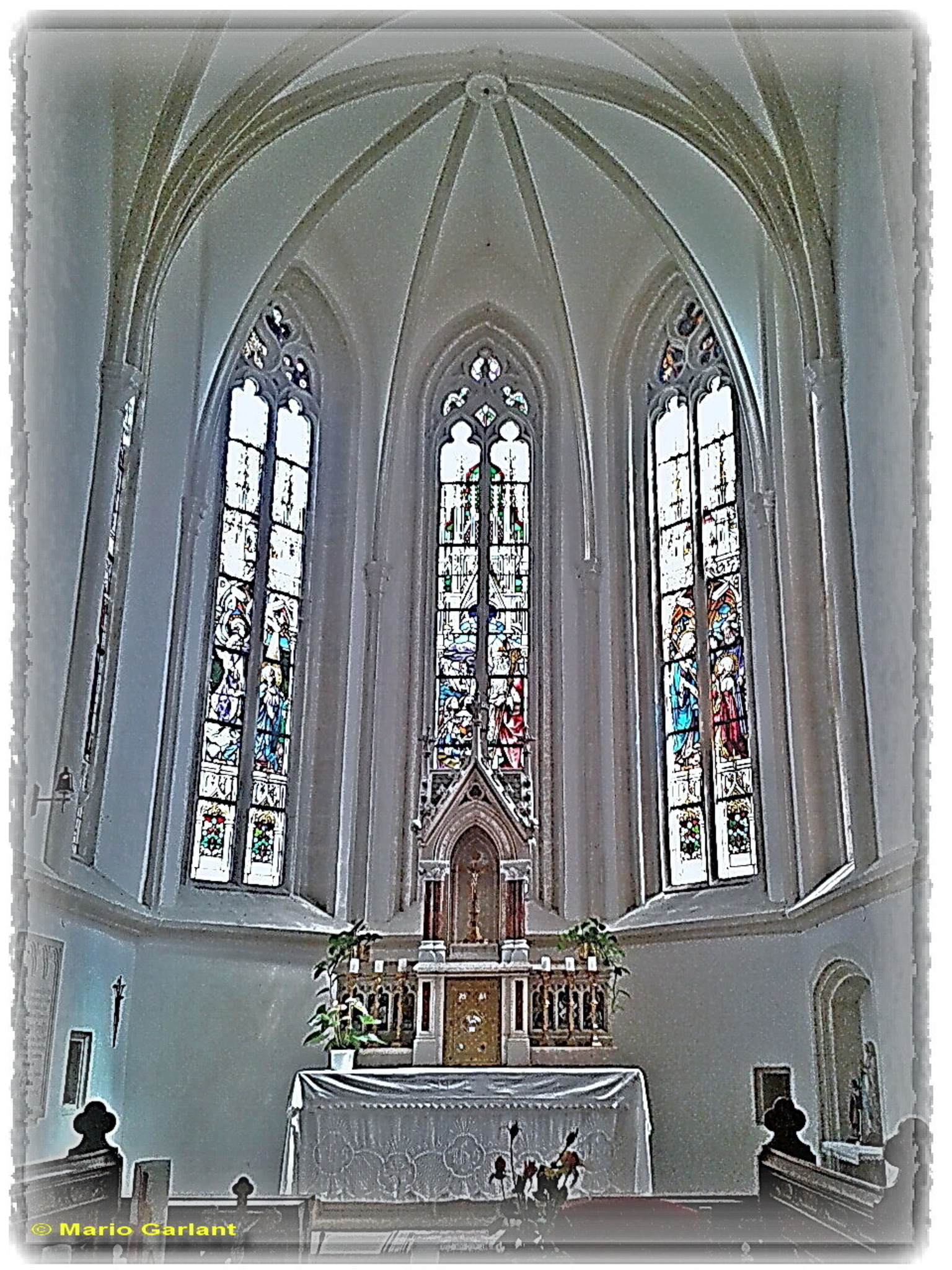 Apsis der Nikolaus Kirche in Langenlois - Krems