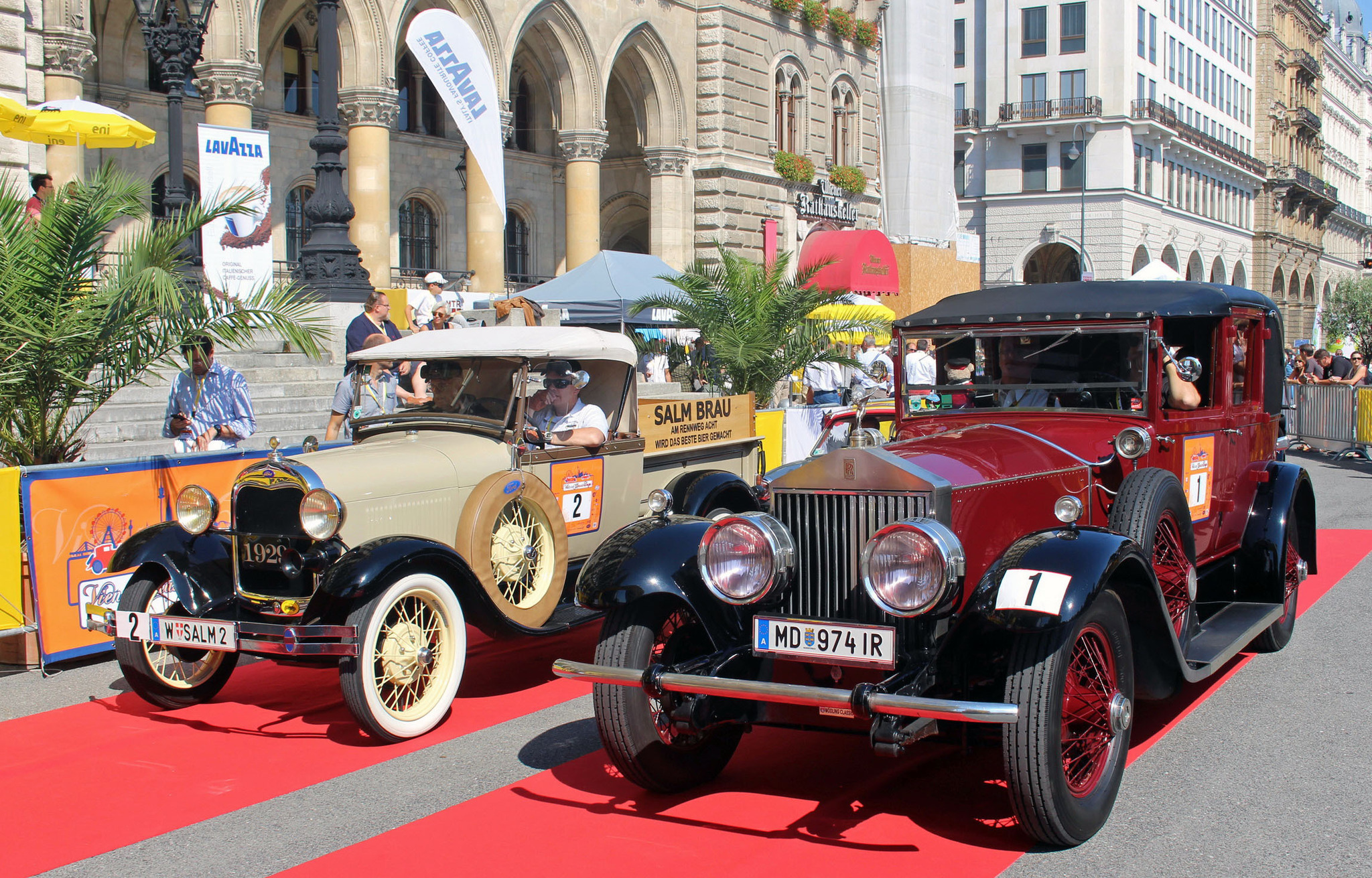 Die "Vienna Classic Days 2015" mit 250 Oldtimern in Wien-Lebendige ...