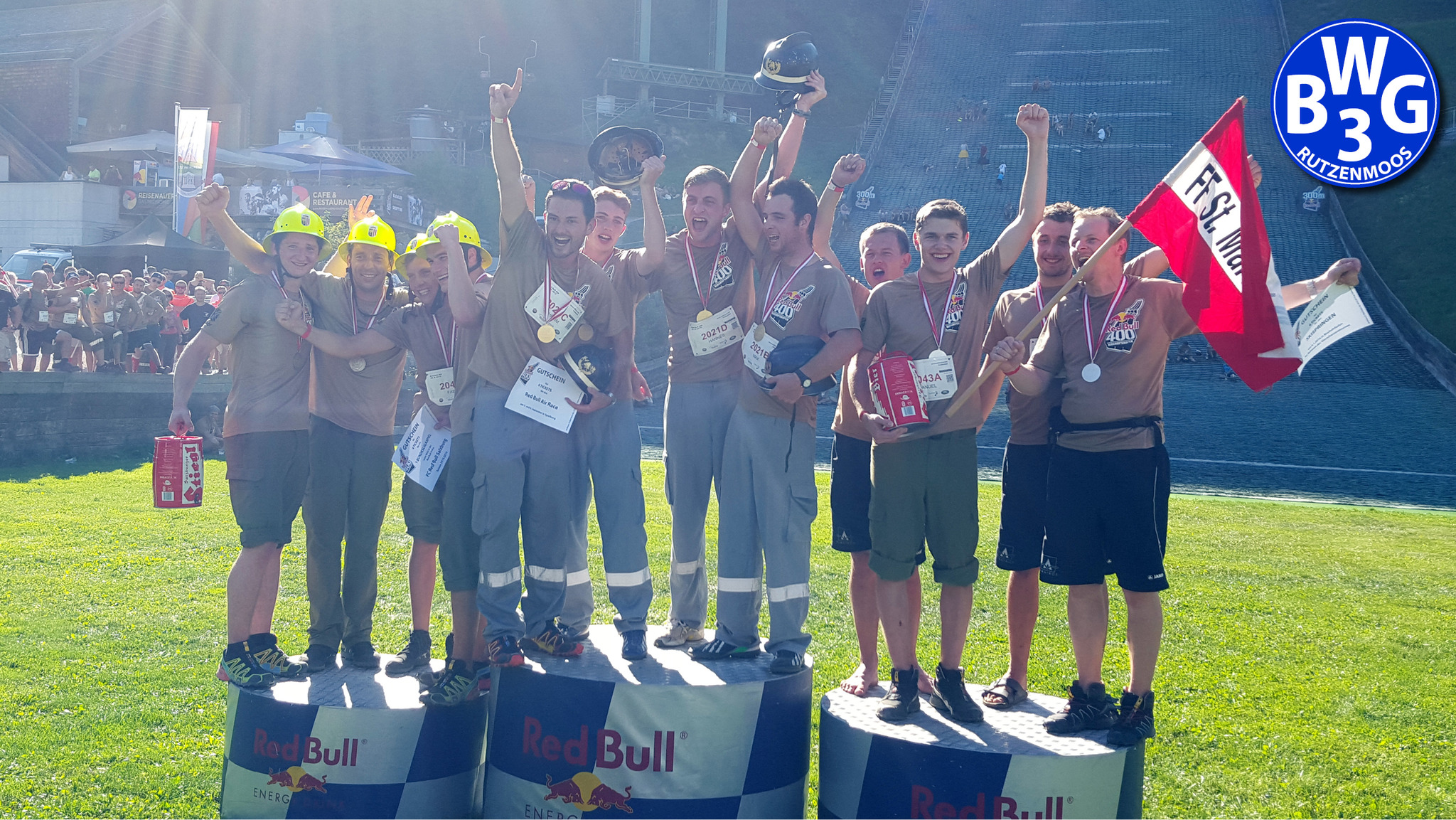 Bischofshofen: Red Bull 400 - Sensationserfolg der Feuerwehr Rutzenmoos - Vöcklabruck