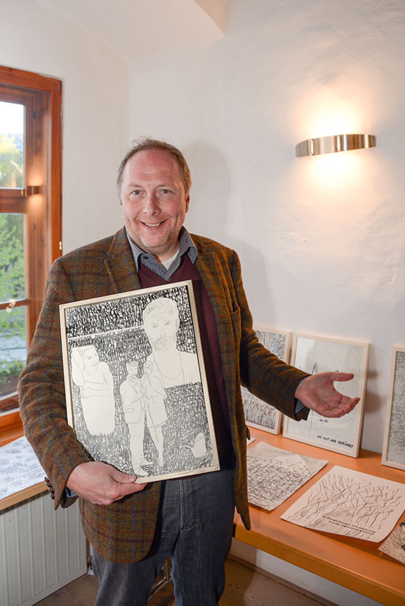 Peter Assmann in der Kubin Galerie - Schärding