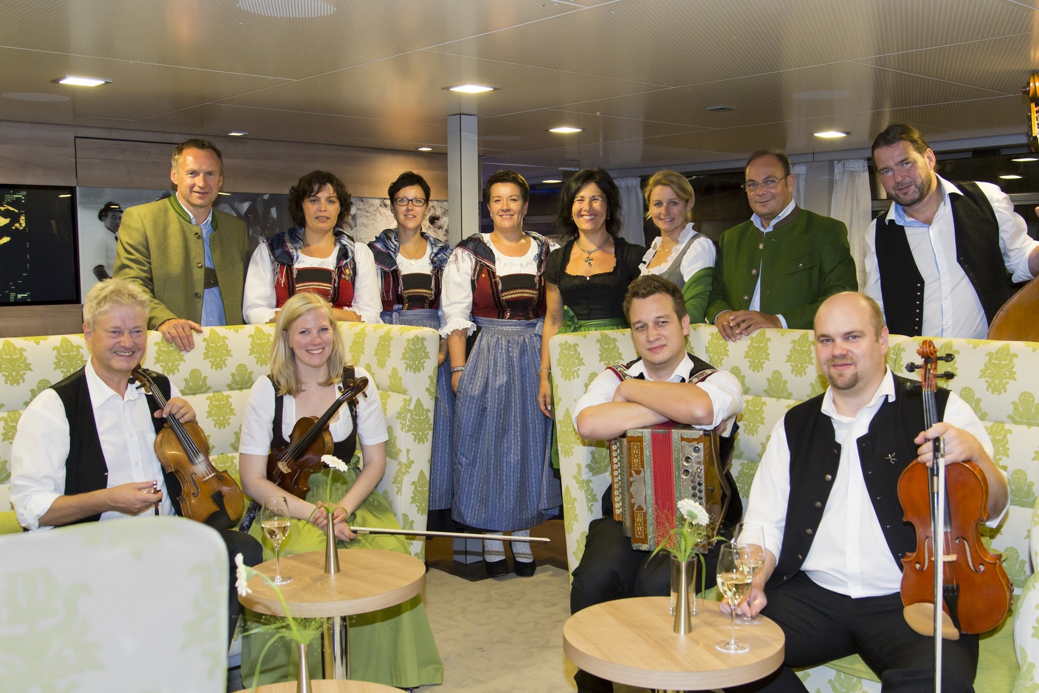 Trachten.Schiff an Bord der MS Austria - Krems