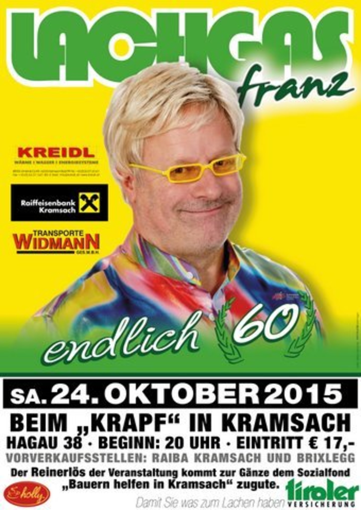 Lachgas Franz beim "Krapf" in Kramsach - Kufstein