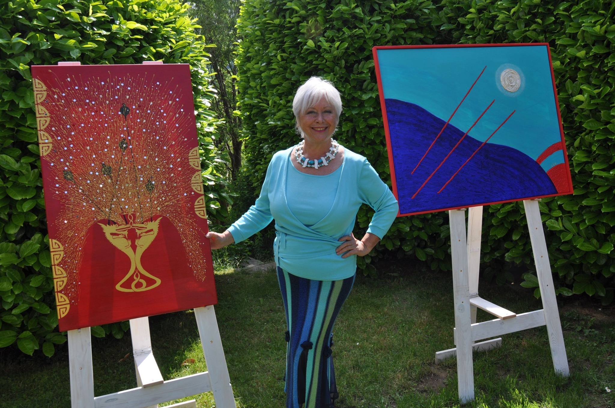 Kunterbunte und extravagante Kunst von Monika Rock in Deutschlandsberg ...