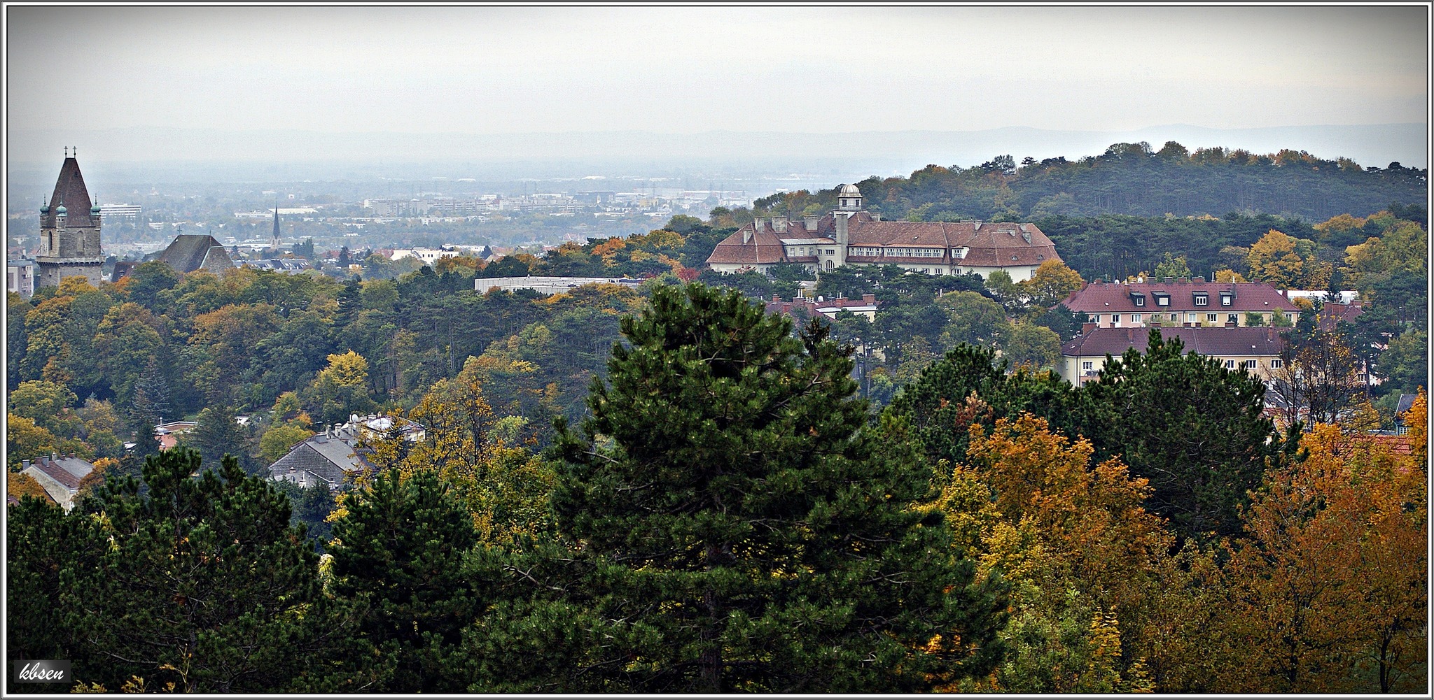 Blick auf Perchtoldsdorf - Mödling