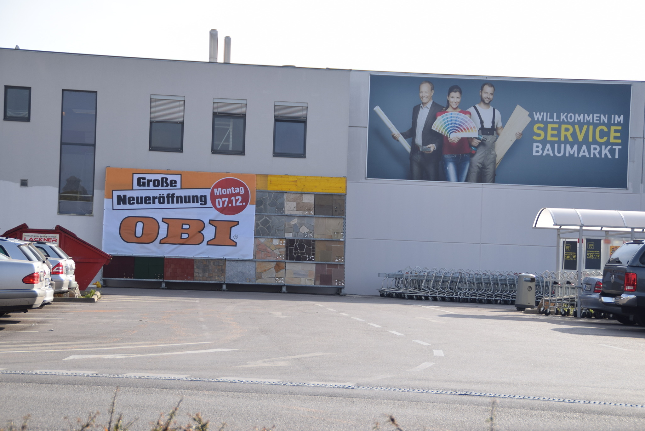 Gelb wird Orange: OBI eröffnet am 7. Dezember - Klosterneuburg