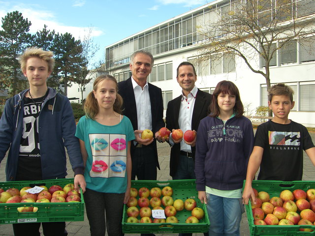 Tag des Apfels in der Ternitzer Mittelschule - Neunkirchen