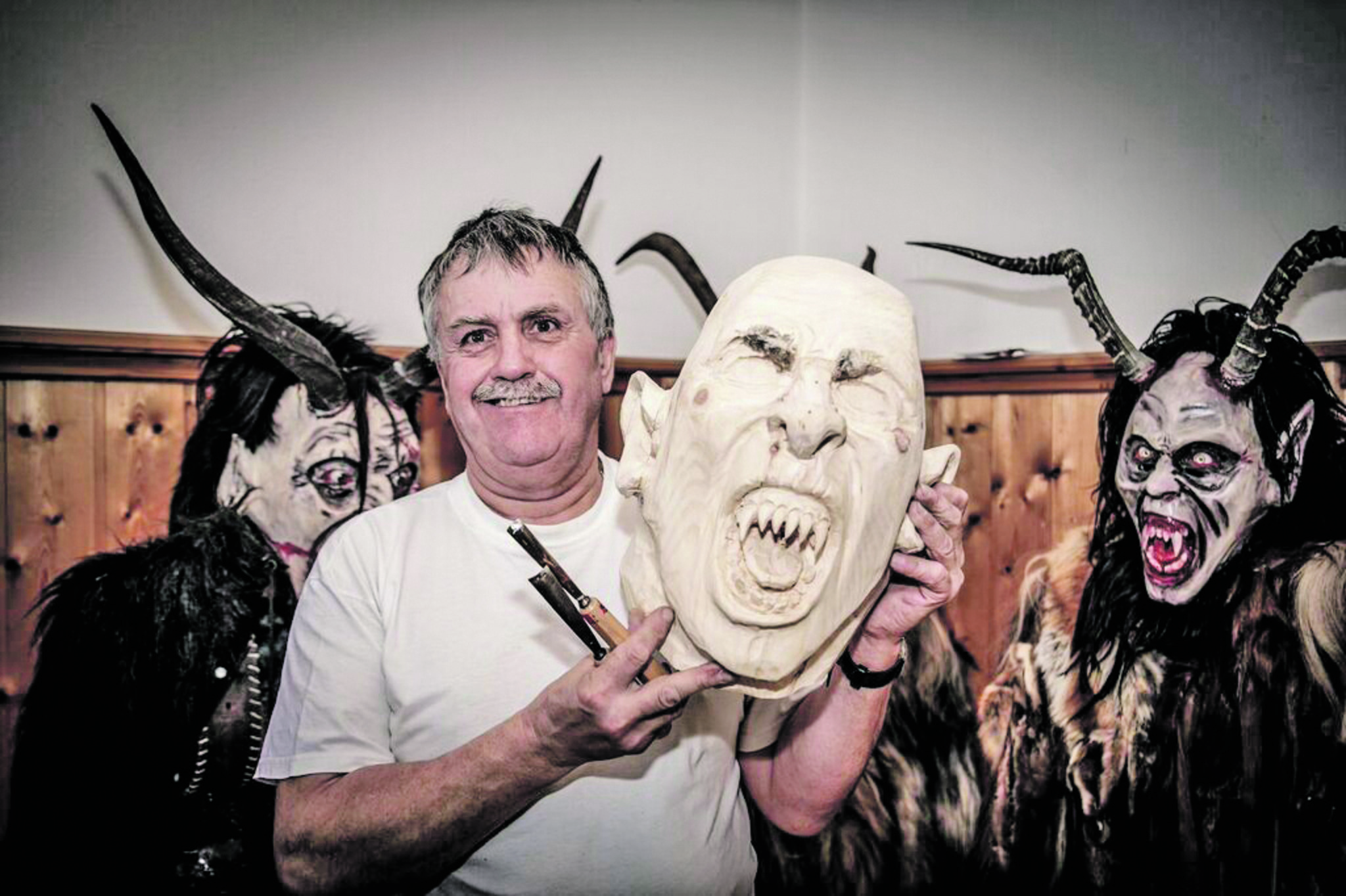 Krampuszeit: Alexander Schäffer von der Saalfeldner Wallnerpass erzählt ...