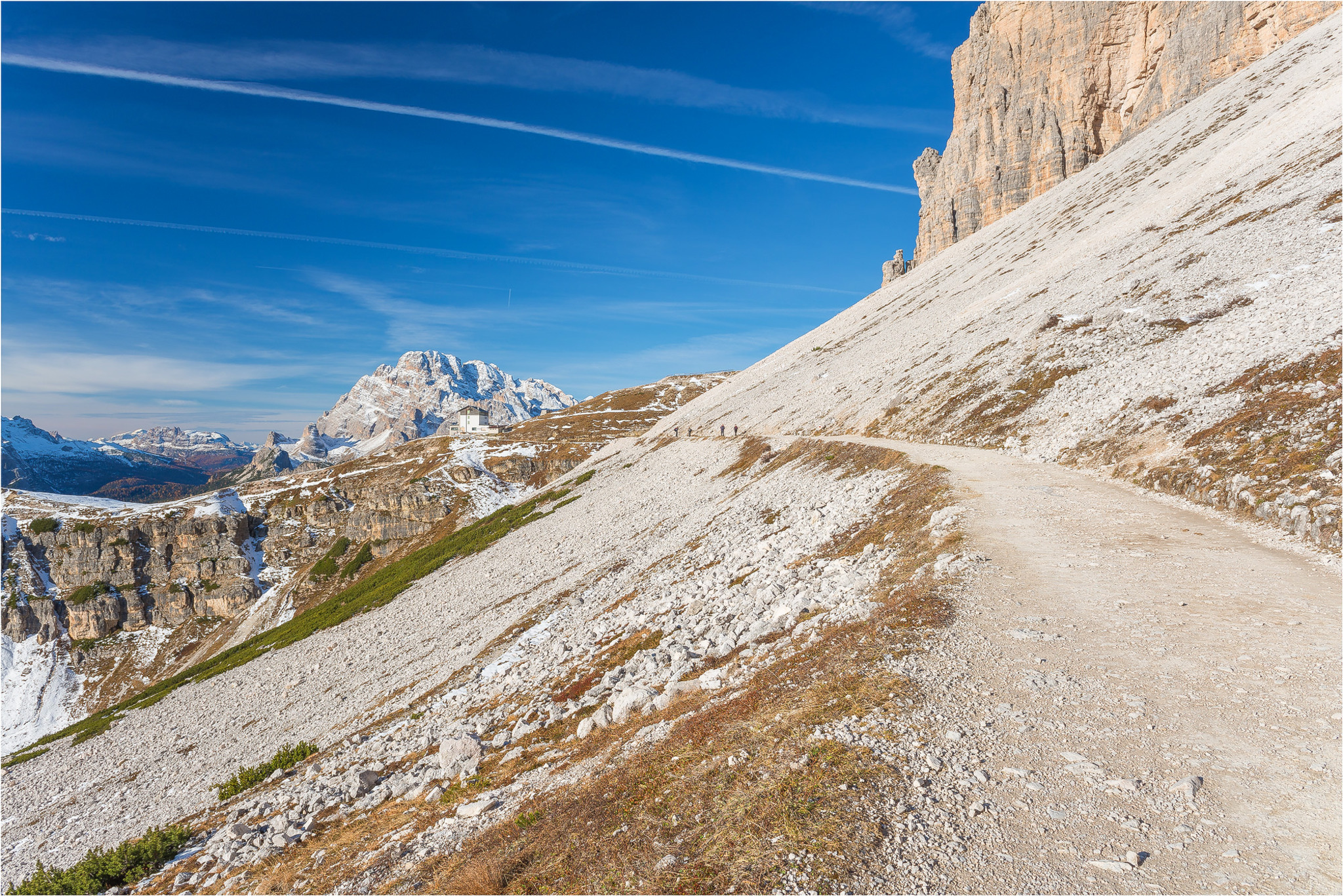 Blick zur Rifugio Auronzo Hütte - Salzburg-Stadt