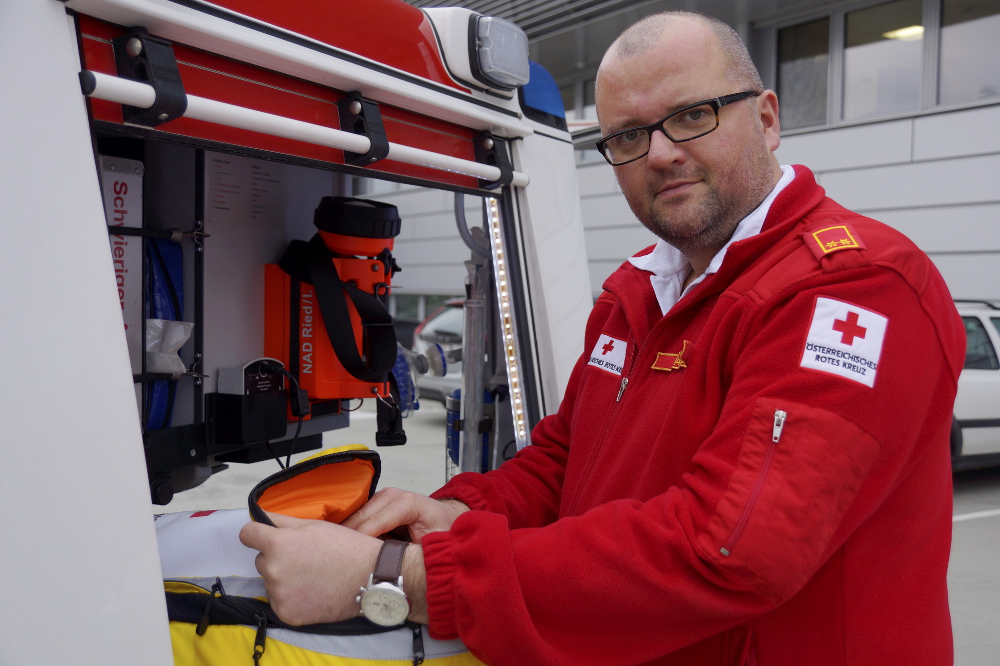 Rotes Kreuz Ried - Michael Hartl - neuer Notfallsanitäter in Ried - Ried