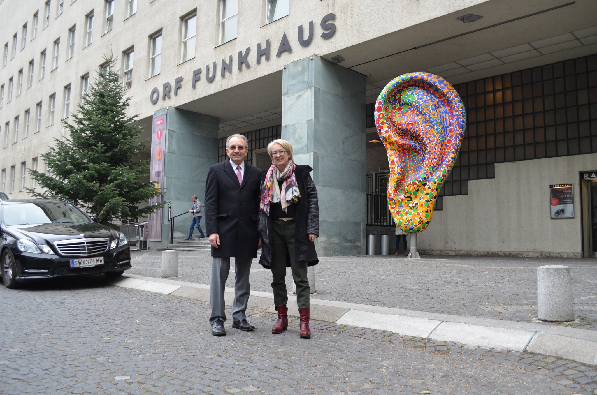 Warteschleife für das ORF-Funkhaus - Wieden