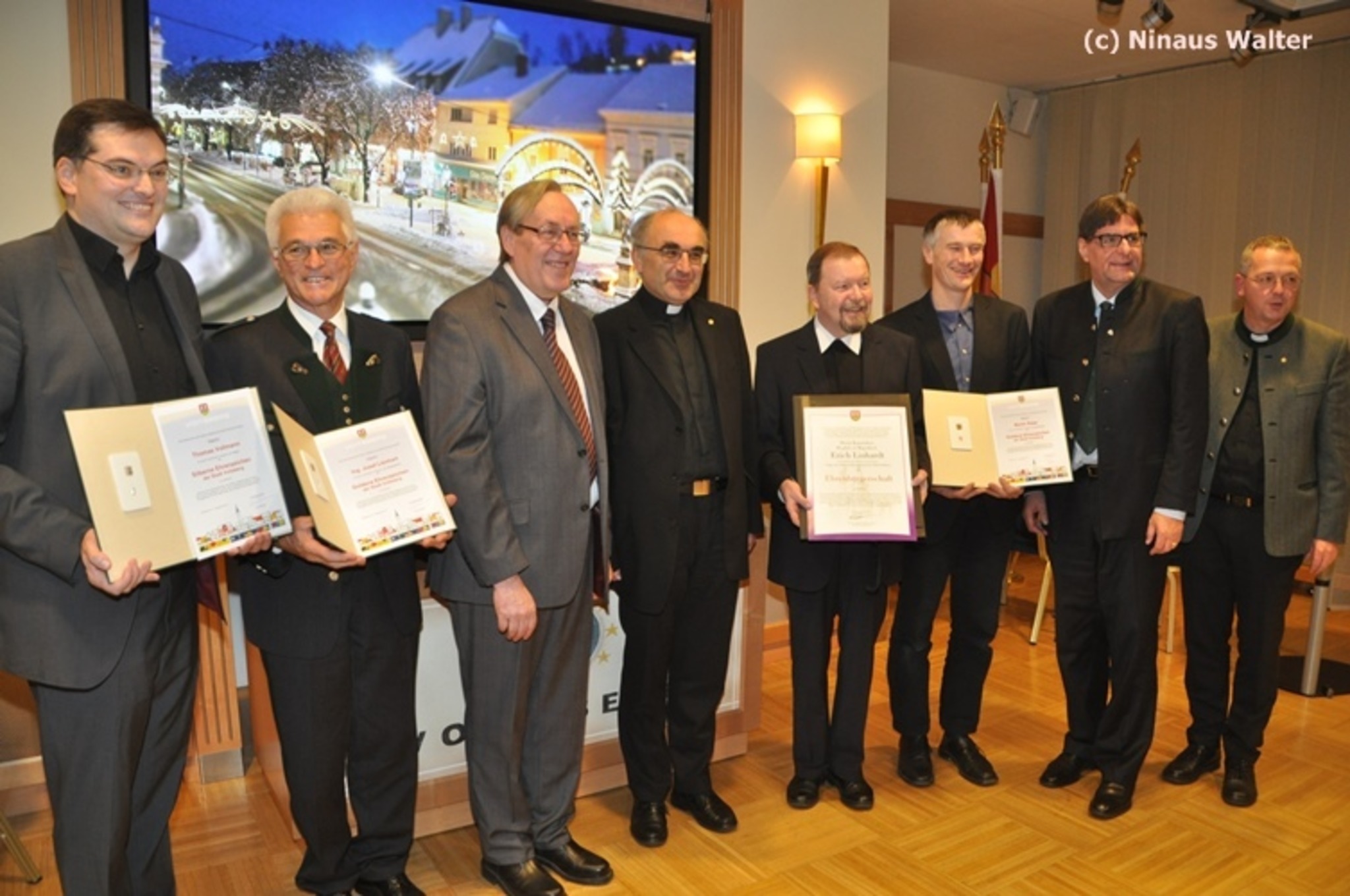 Martin Rapp - Goldenes Ehrenzeichen der Stadt Voitsberg - Voitsberg