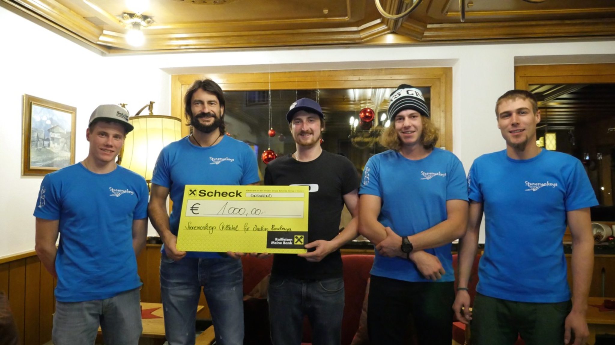 Stonemonkeys spenden für Markus Hausberger - Schwaz