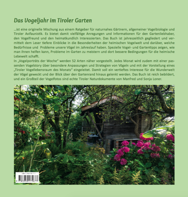 Das Vogeljahr im Tiroler Garten – Ein Kalender der etwas anderen Art ...