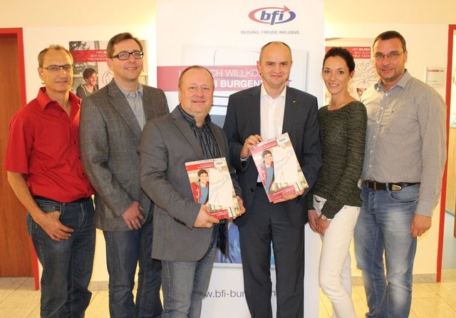 Landesschulrat-Präsident Zitz besucht das BFI Burgenland - Oberwart