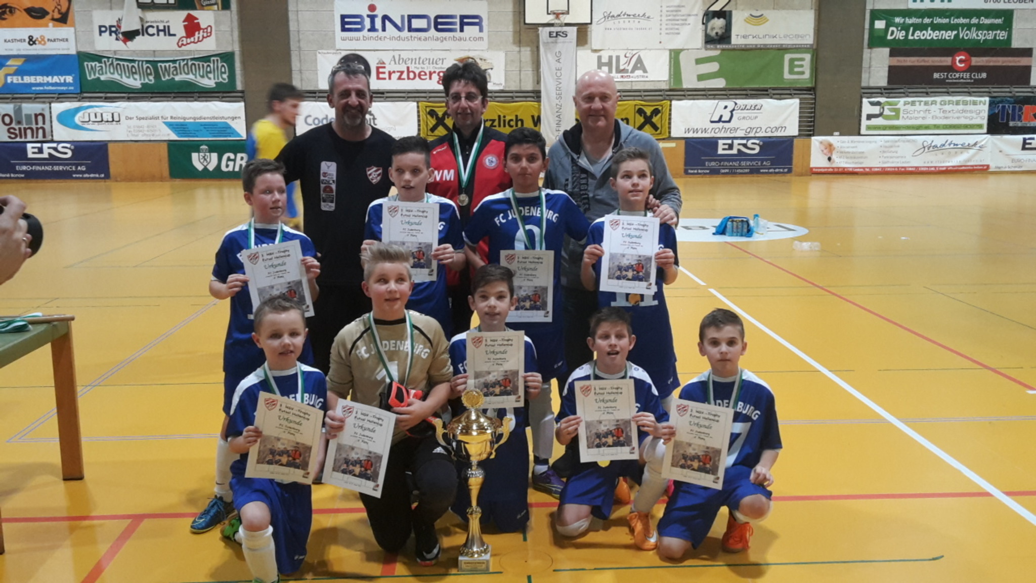 353 Jungkicker bei der HSV Futsal-Trohpy des SV Hinterberg - Leoben