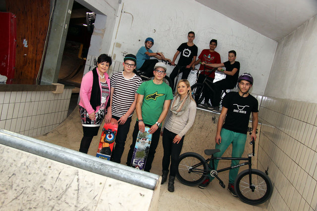 Das "Megapoint" in Klagenfurt hat eine neue Miniramp - Klagenfurt