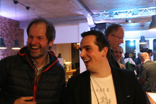 Maximilian Tosch und sein Team der Firma "Kwer" feierten gestern ihre ...