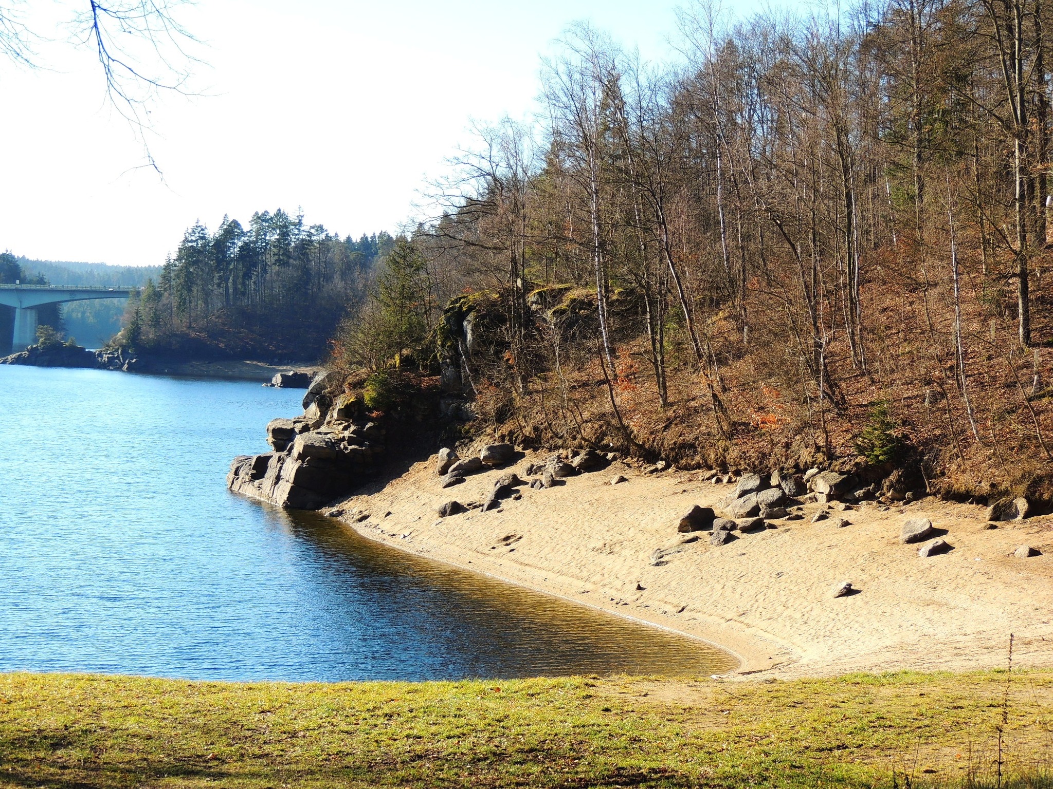 der Strand im Winter ist leer aber schön anzusehen - Horn
