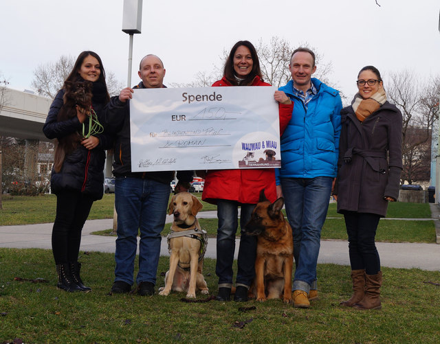 Ein Blindenführhund für Roman - Korneuburg