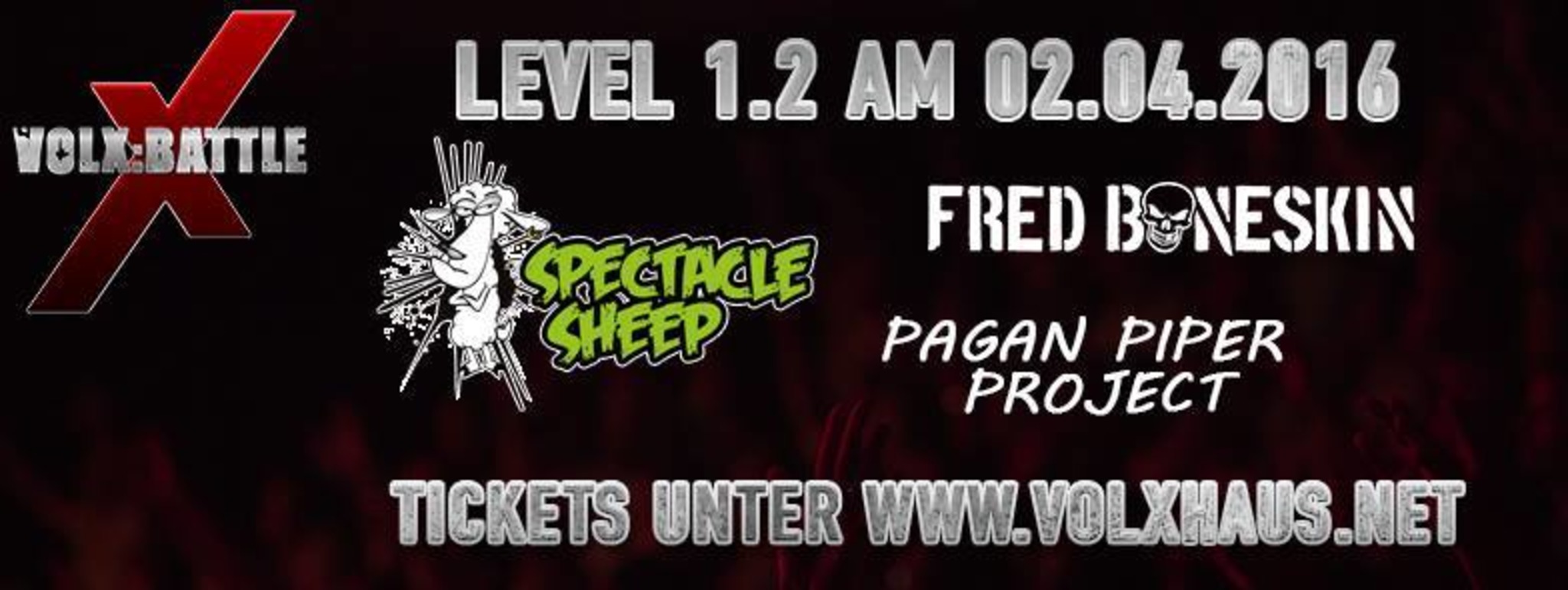 VolXBattle Level 1.2 - Spectacle Sheep vs Pagan Piper Project vs Fred ...