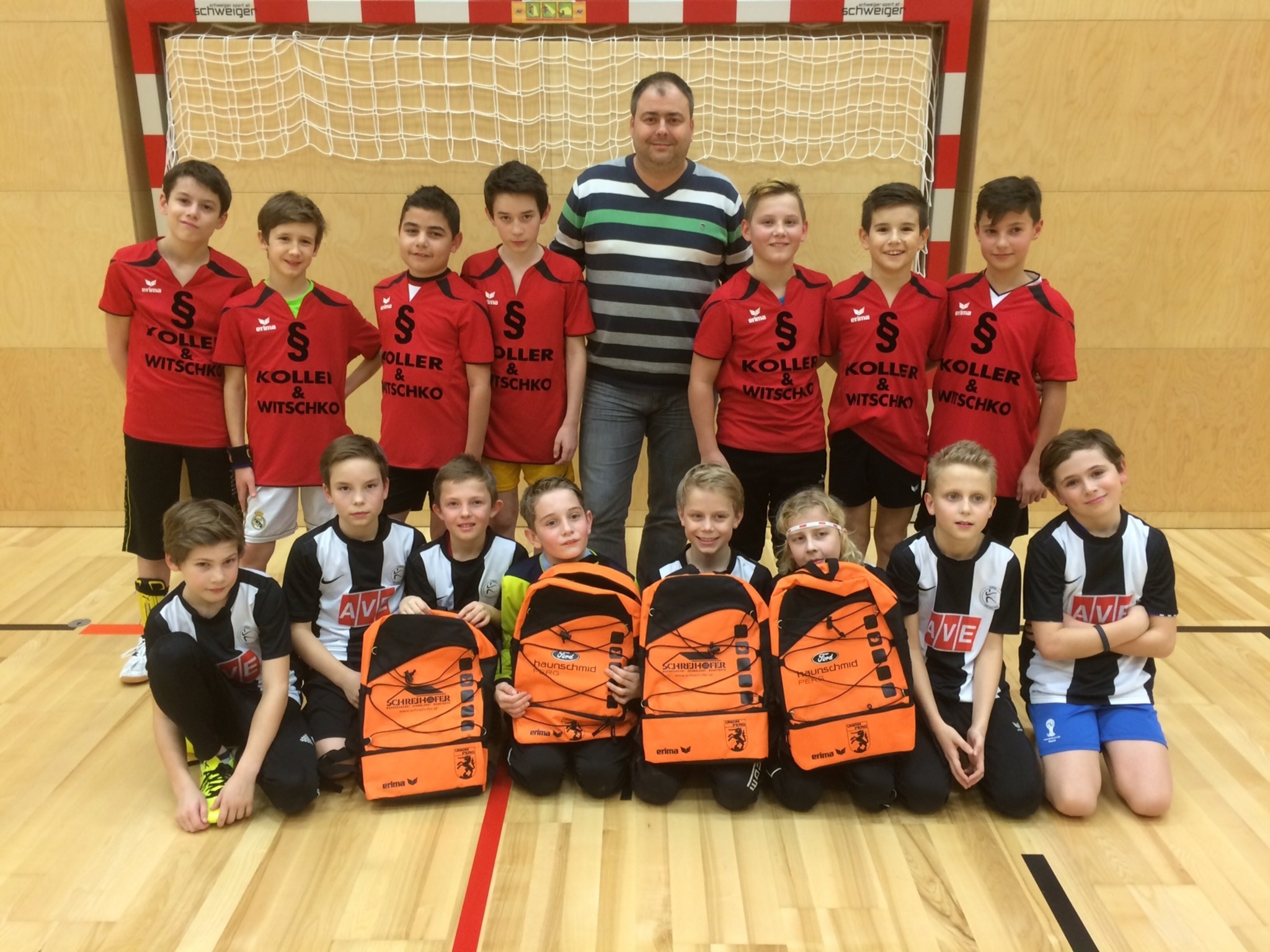 Sportrucksäcke für DSG Union HABAU Perg Nachwuchskicker - Perg