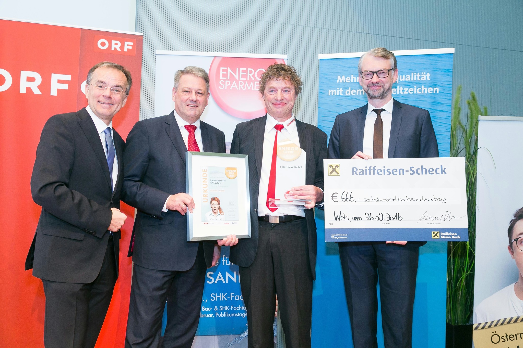 Solarfocus erneut mit dem EnergieGenie ausgezeichnet - Steyr & Steyr Land