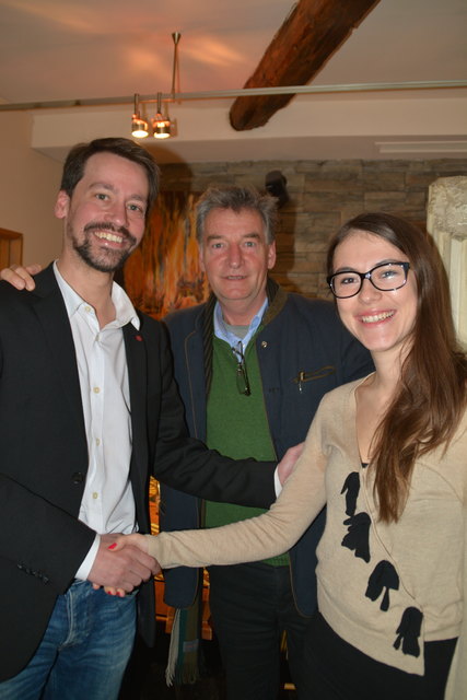 Christoph Walch und Theresa Braun ziehen für die Telfer Grünen in den ...