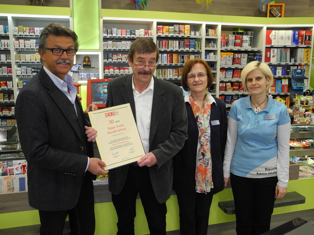 30 Jahre Tabak-Trafik Alfred Kornek - Mistelbach