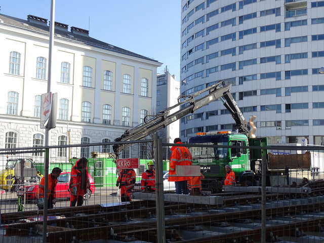 Weichentausch an der Wendeanlage der U3 Ottakring - Ottakring