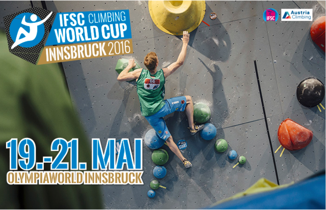 IFSC Boulder-Weltcup Innsbruck vom 19. - 21. Mai - Innsbruck