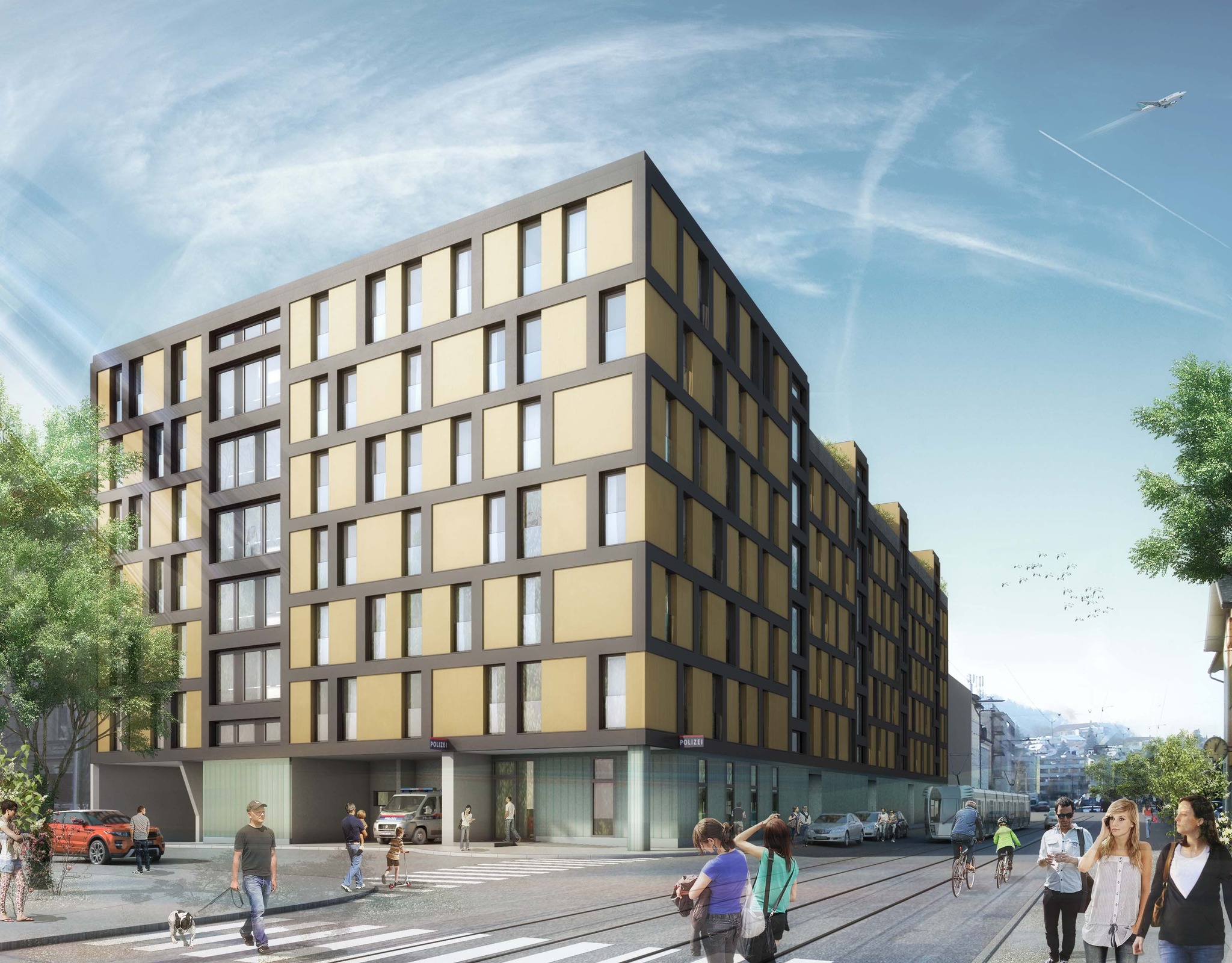 Neubau in der Kaarstraße feiert Dachgleiche - Linz