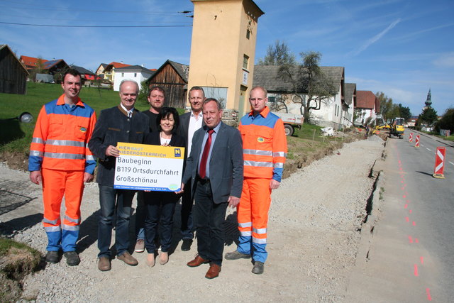 Bauarbeiten für Ortsdurchfahrt Großschönau beginnen - Gmünd