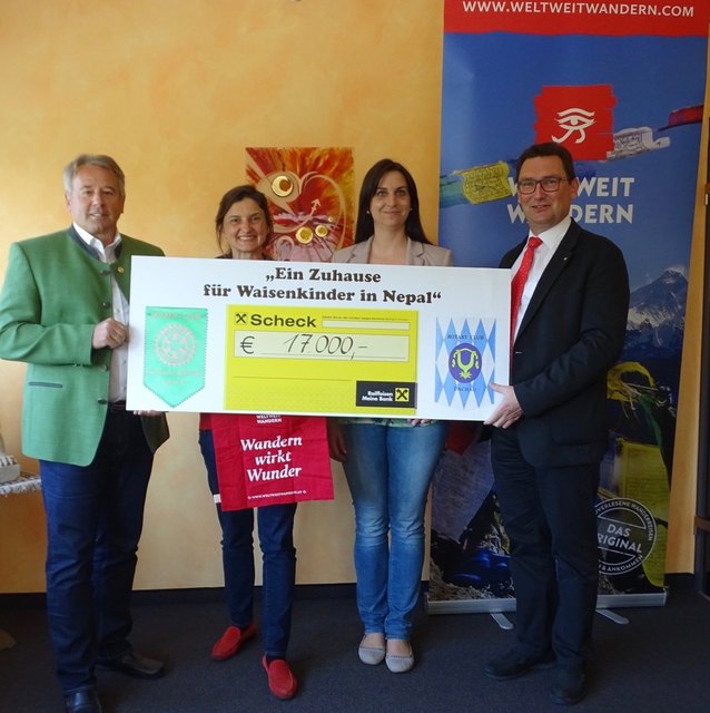 Spendenübergabe der Rotary Clubs Deutschlandsberg und Dachau ...