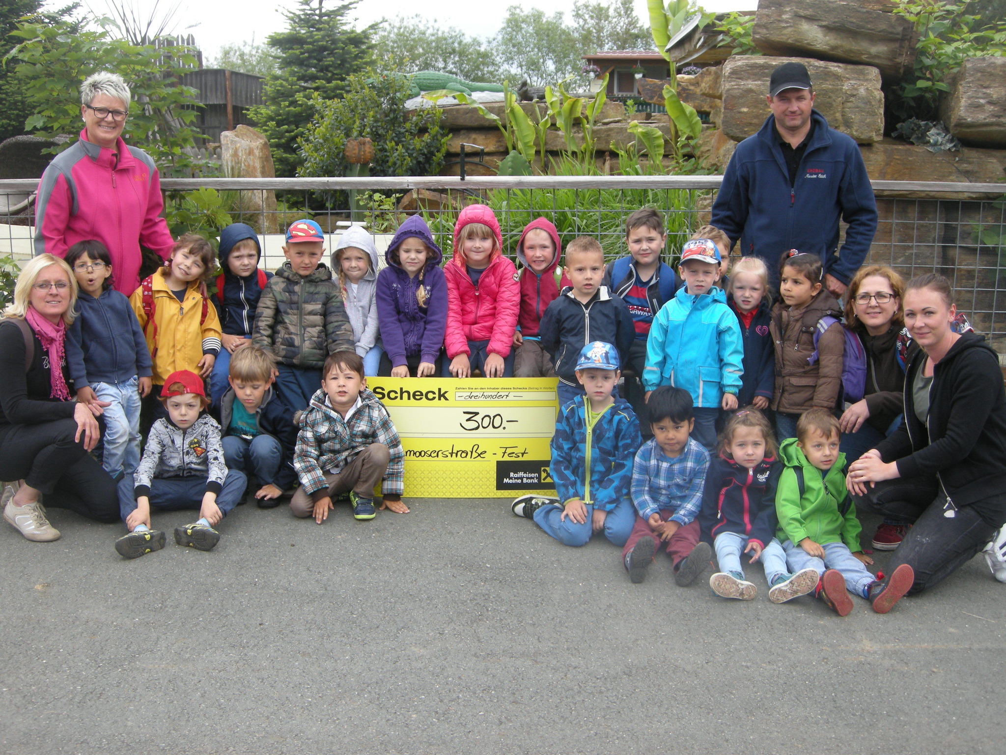 Kindergarten Ehrenhausen besuchte Tierpark Preding - Leibnitz