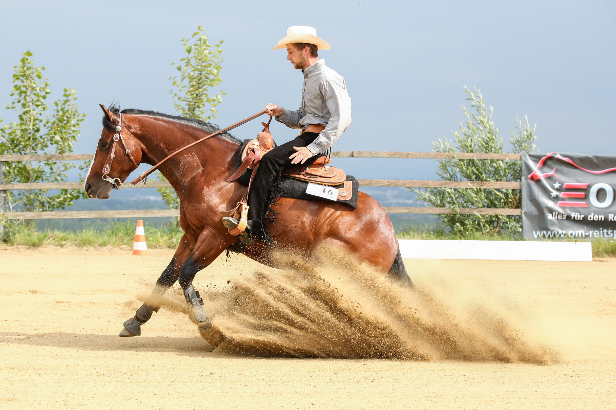 Western-Action beim Reining Day in Steyregg - Linz