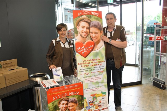 SPAR in Fernitz startet Aktion mit Herz - Graz-Umgebung
