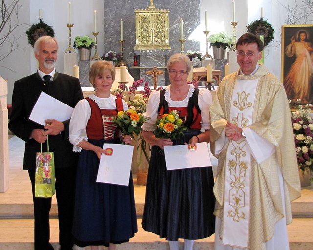 40 Jahre beim Schwoicher Kirchenchor - Kufstein