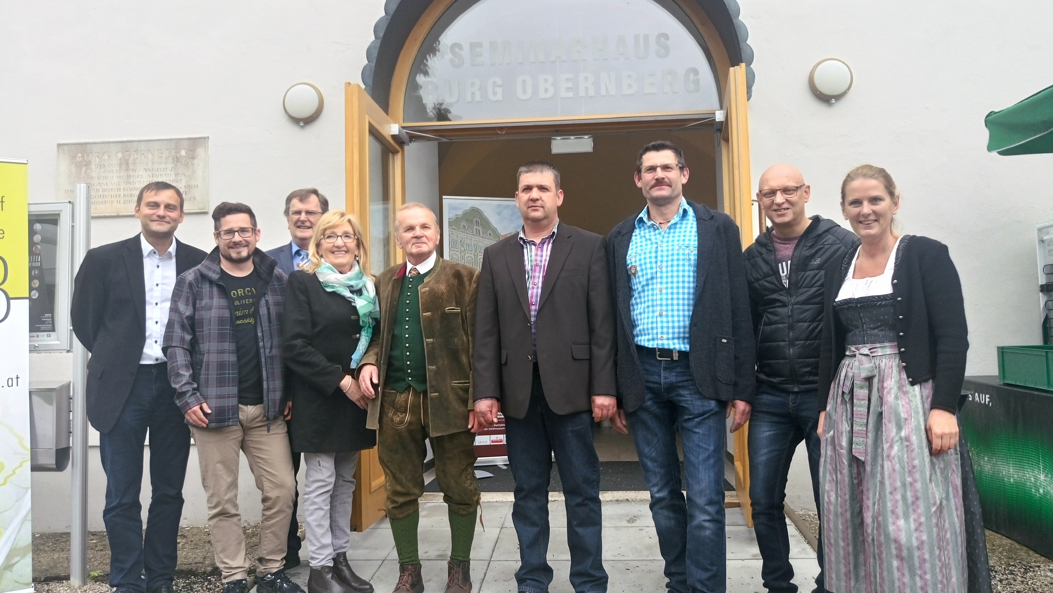 Eröffnung Kulturrundgang Obernberg am Inn im Burgareal Obernberg - Ried