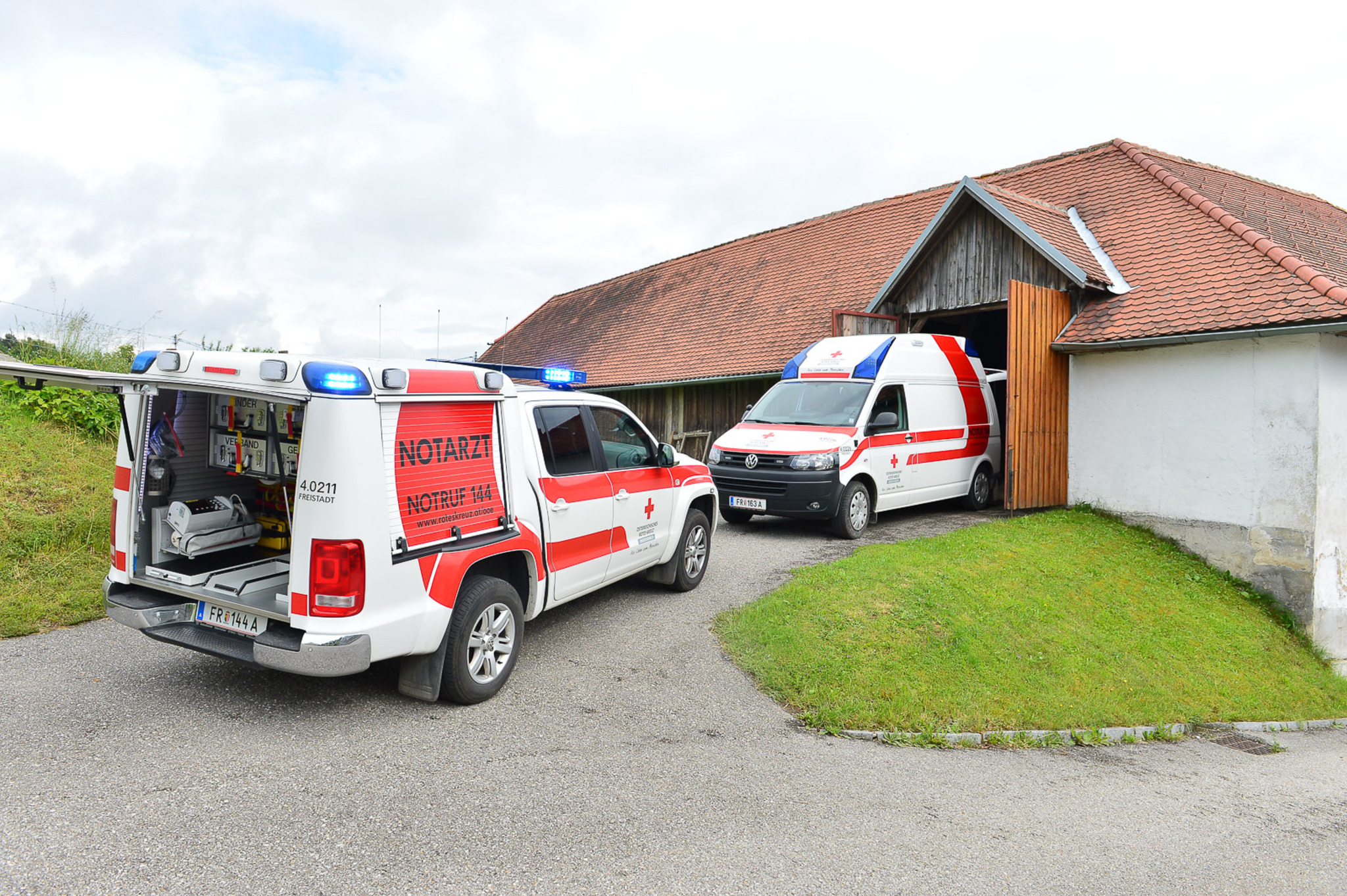 Nach Leitersturz schwer verletzter Landwirt - Freistadt
