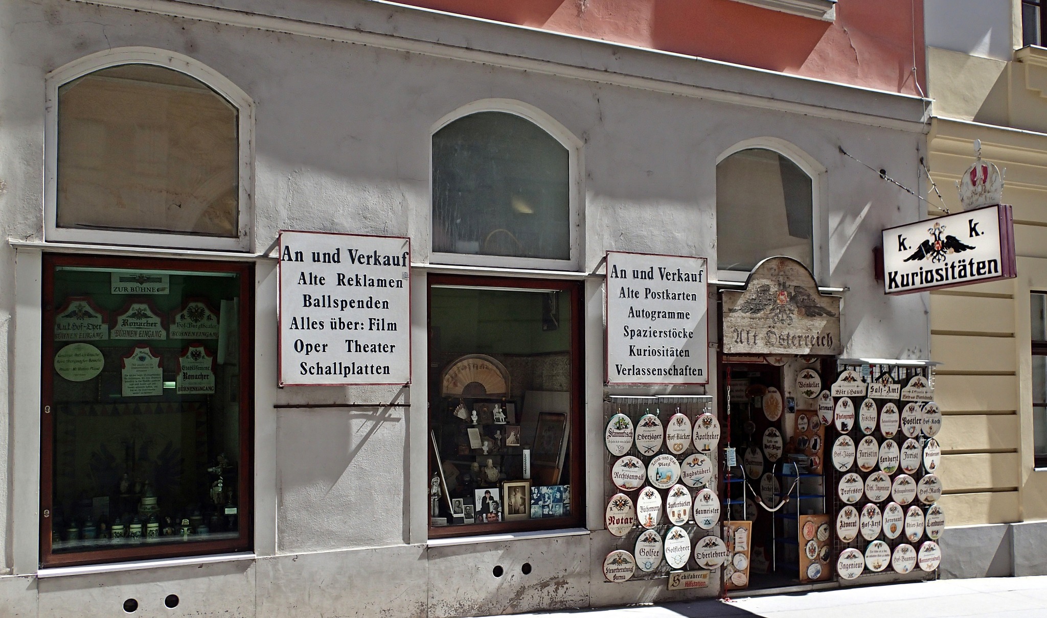 In Wien entdeckt .... K. u. K. Kuriositäten - Innere Stadt