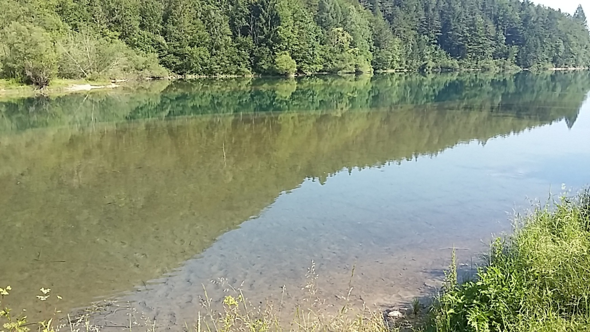 Ein schöner Tag am Freibacher Stausee - Villach
