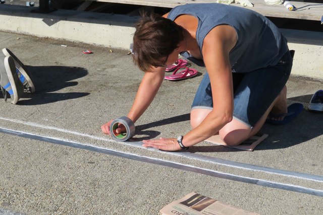 Ein weißer Strich sorgt für noch mehr Sicherheit - Südoststeiermark