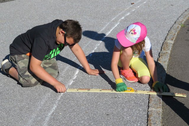 Ein weißer Strich sorgt für noch mehr Sicherheit - Südoststeiermark