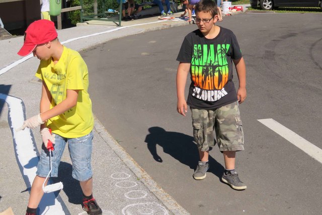 Ein weißer Strich sorgt für noch mehr Sicherheit - Südoststeiermark