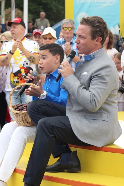 Alex Baumgartner als Gast im ARD bei Immer wieder Sonntags - Vöcklabruck