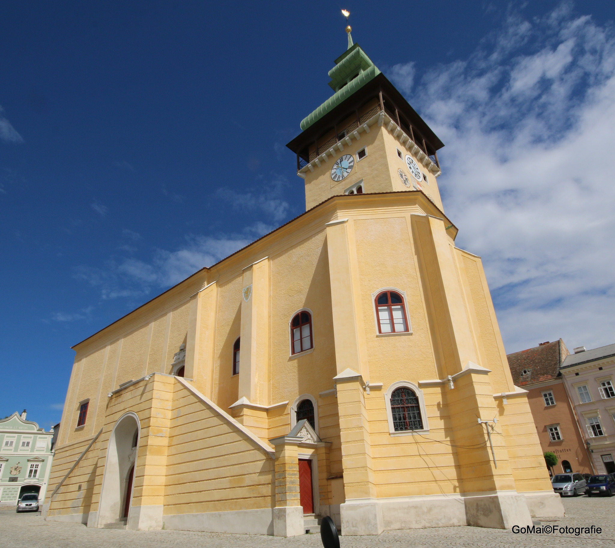 Retzer Rathausturm & Rundblick über`s ! - Hollabrunn