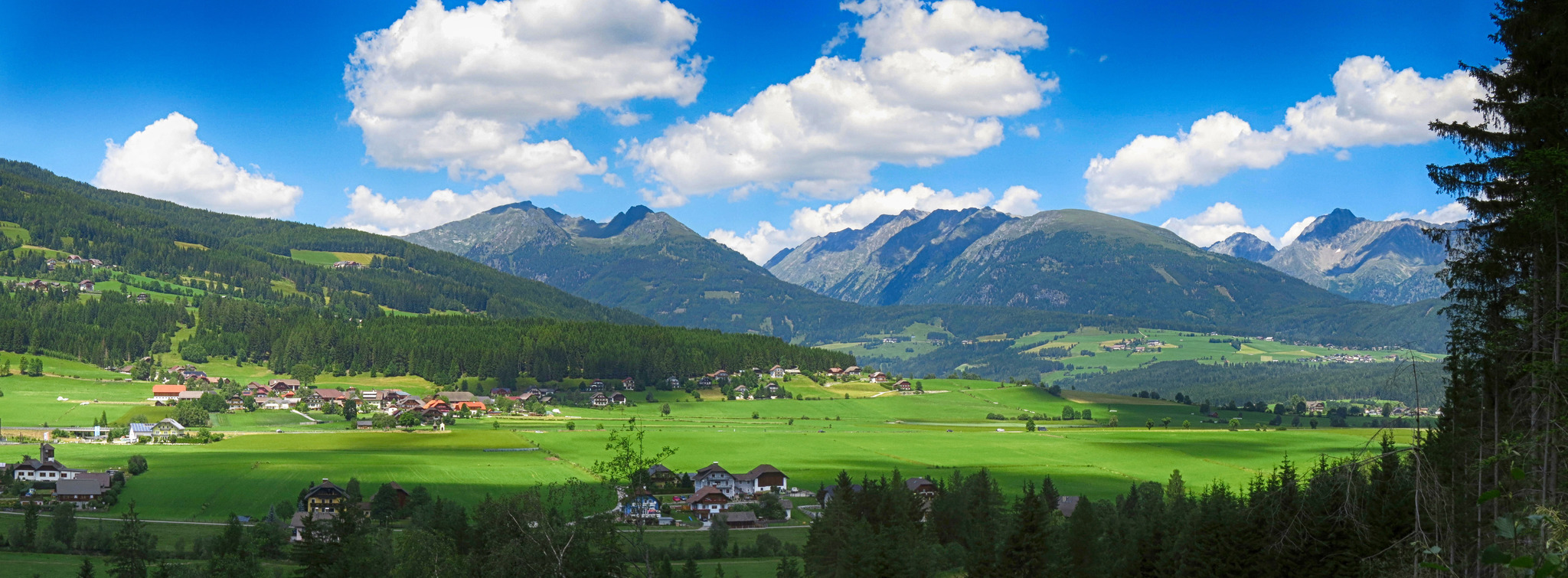 Die Ortschaft Steindorf im Lungau - Lungau
