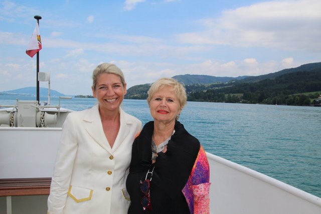 Marina Mahler taufte Schiff auf Namen ihres Großvaters - Vöcklabruck