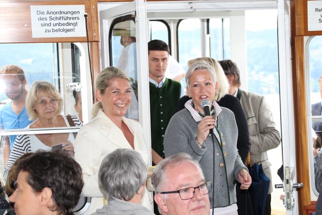 Marina Mahler taufte Schiff auf Namen ihres Großvaters - Vöcklabruck