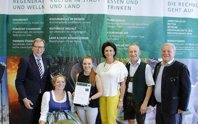 Unsere Hannah Schwarz bei Buchmann-Empfang - Südoststeiermark